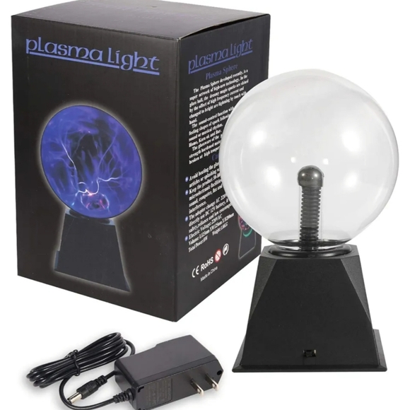 Toys | Plasma Light Sphere With Black Base | Poshmark